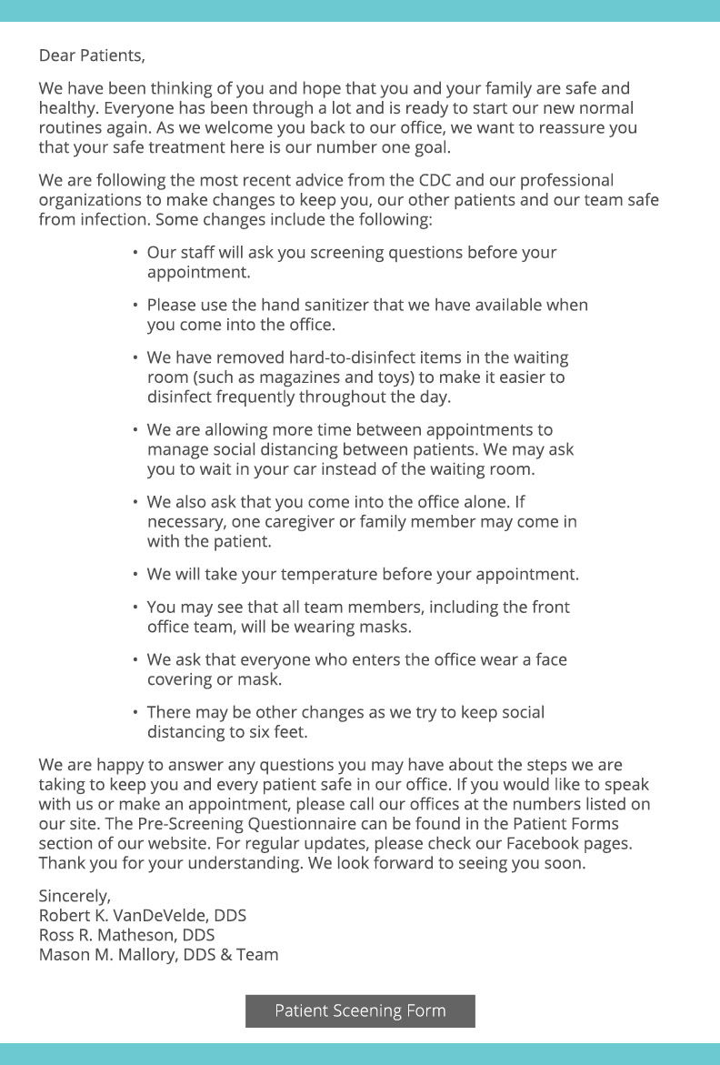 VanDeVelde & Matheson DDS PC